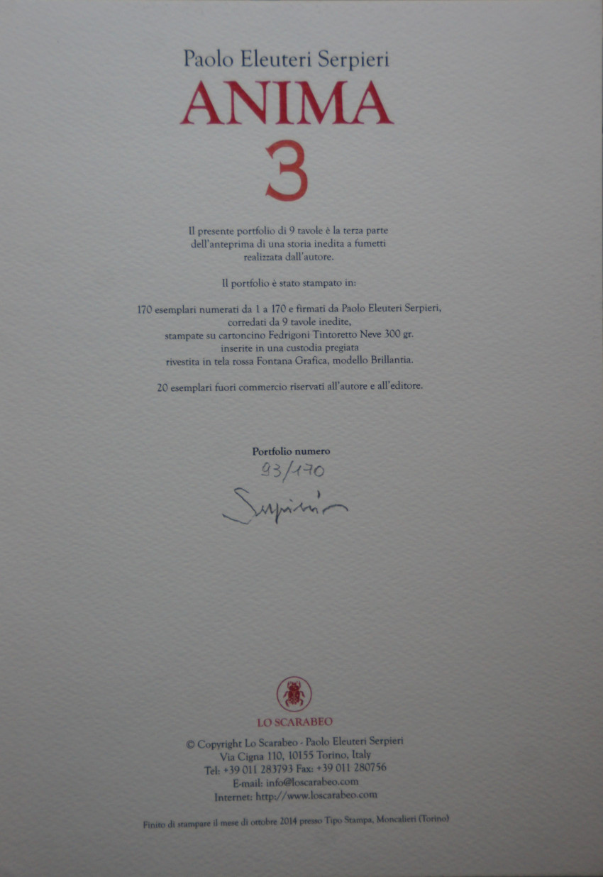 Serpieri, Paolo Eleuteri - Para-BD