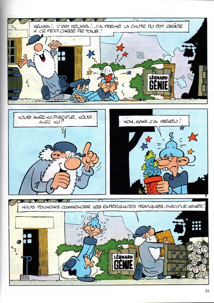 Léonard -1- Léonard est un génie