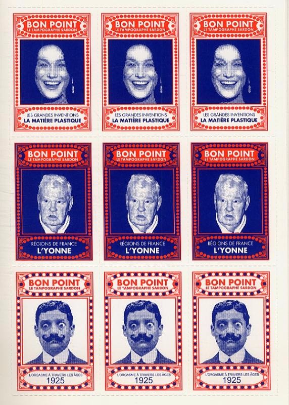 Le tampographe Sardon- Bons points modernes
