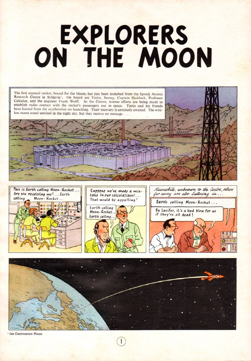 Tintin (The Adventures of) -17- Explorers on the Moon