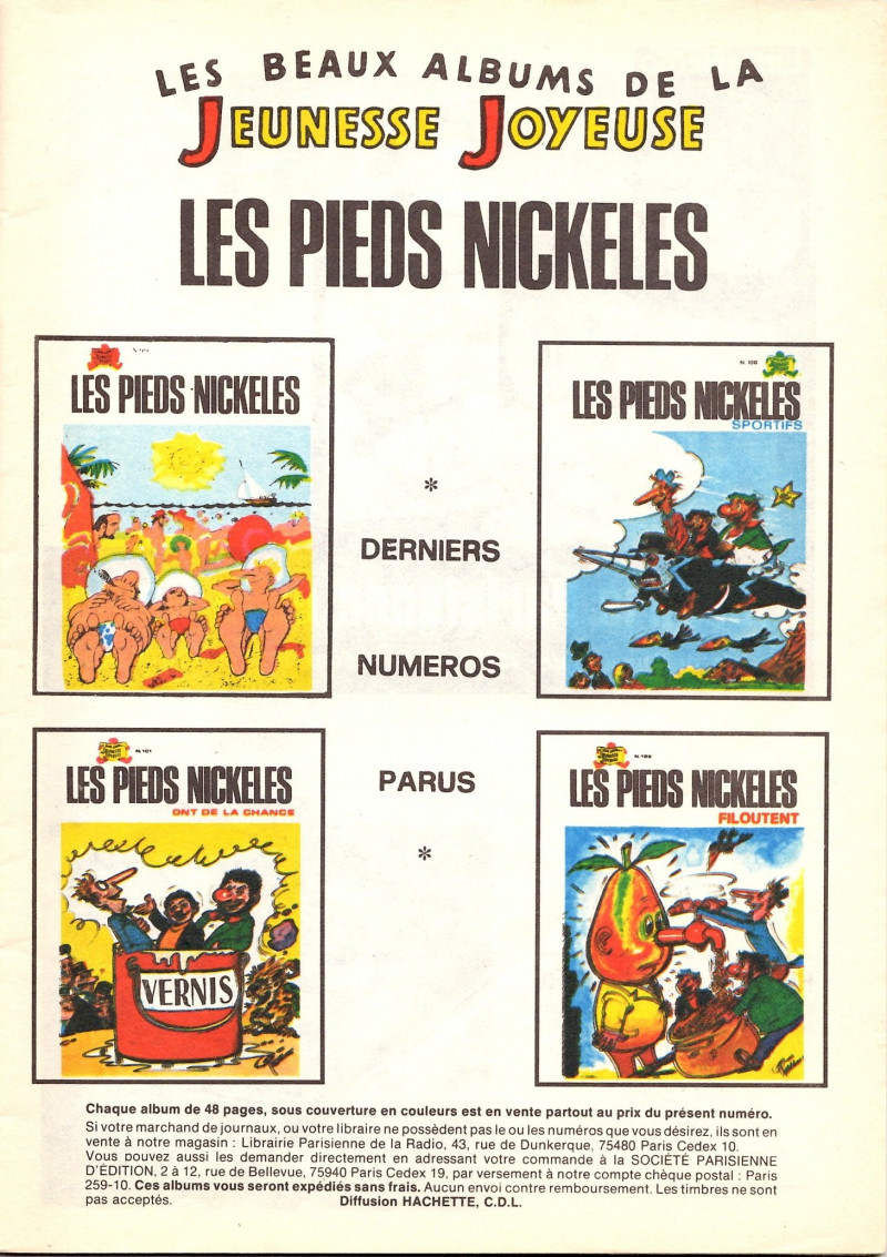 Les pieds Nickelés (3e série) (1946-1988) -81- Les Pieds Nickelés justiciers