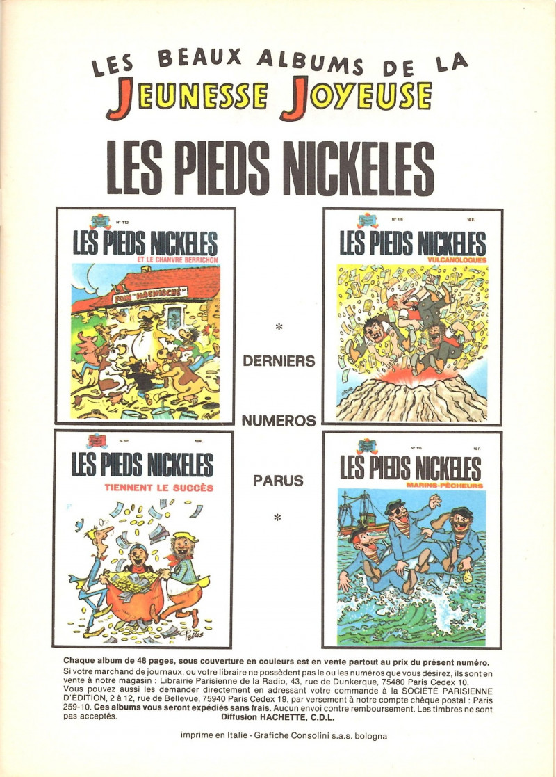Les pieds Nickelés (3e série) (1946-1988) -93- Les Pieds Nickelés rempilent