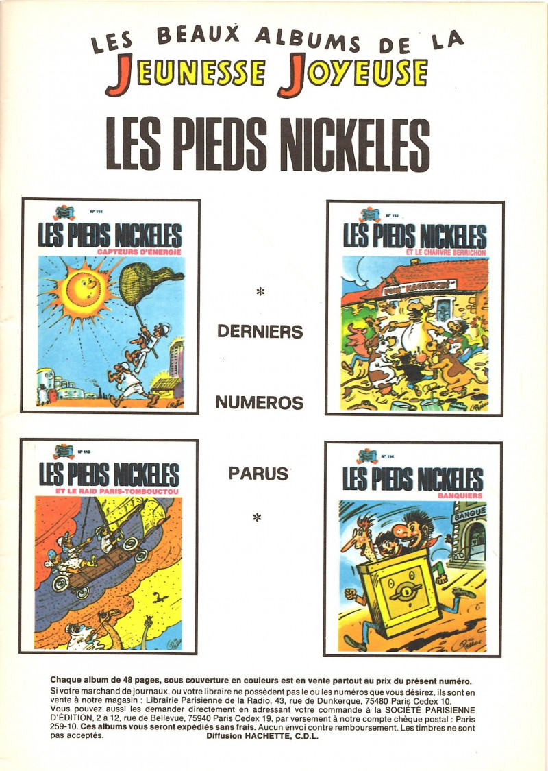 Les pieds Nickelés (3e série) (1946-1988) -97- Les Pieds Nickelés réforment