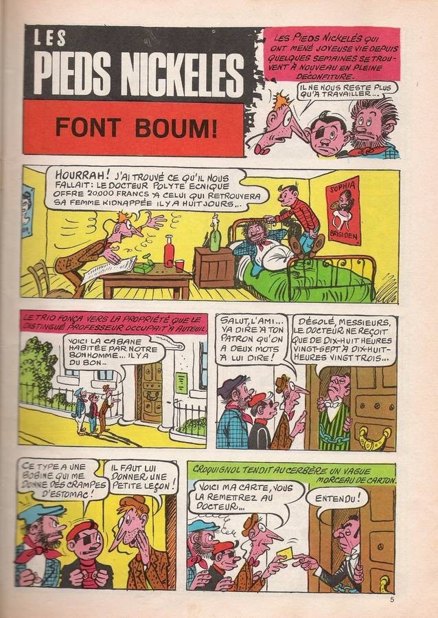 Les pieds Nickelés (3e série) (1946-1988) -34- Les Pieds Nickelés font boum