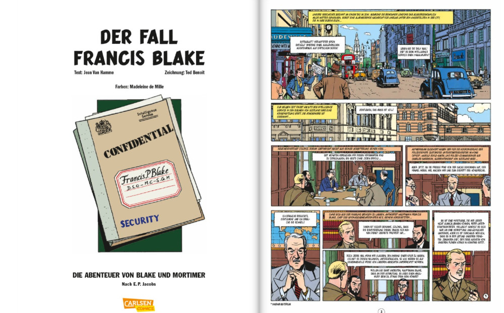 Blake und Mortimer (Die Abenteuer von) -10- Der Fall Francis Blake