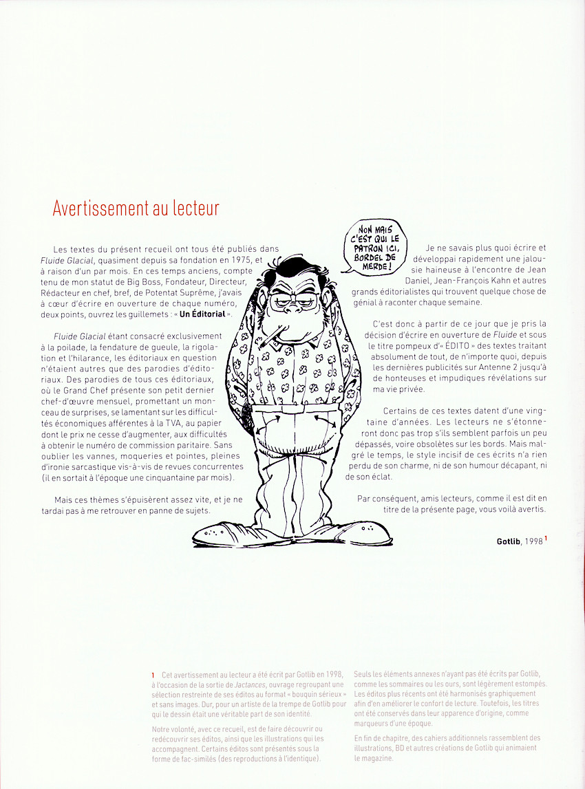 (AUT) Gotlib -2023- Les éditos de Gotlib
