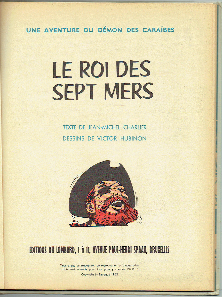 Barbe-Rouge -2- Le Roi des Sept Mers