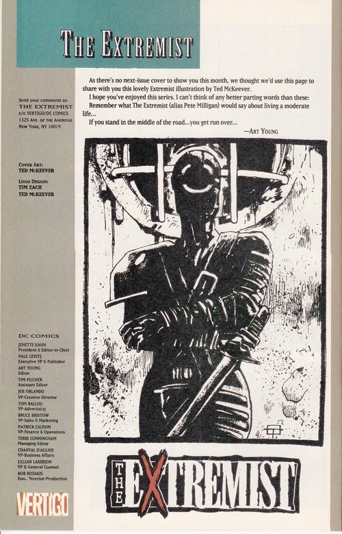 The extremist (1993) - BD, informations, cotes