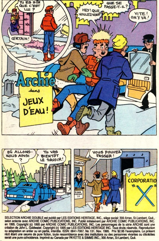 Archie Sélection Format double - BD, informations, cotes