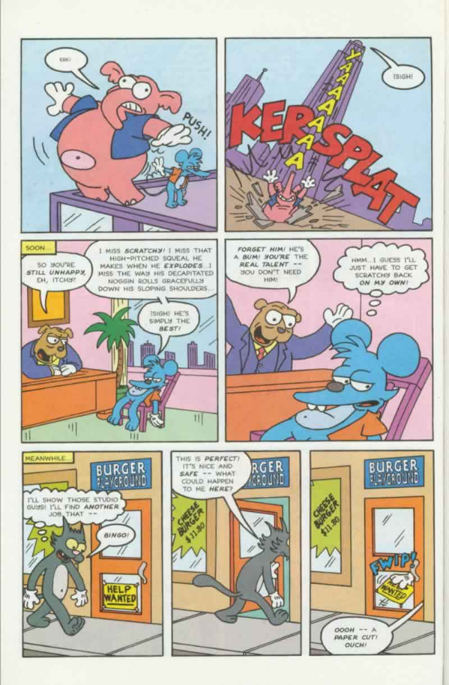 Itchy And Scratchy Comic