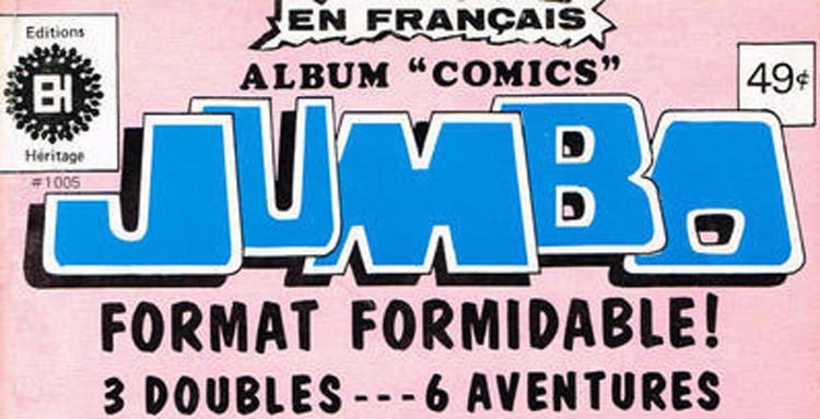 Album "Comics" Jumbo - BD, informations, cotes