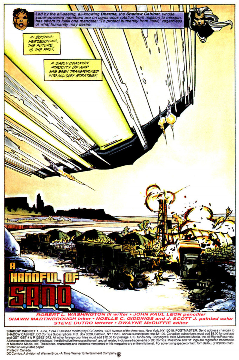 Shadow Cabinet (1994) - BD, informations, cotes