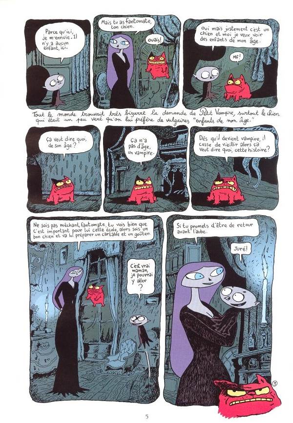 Petit vampire -1- Petit vampire va à l'école