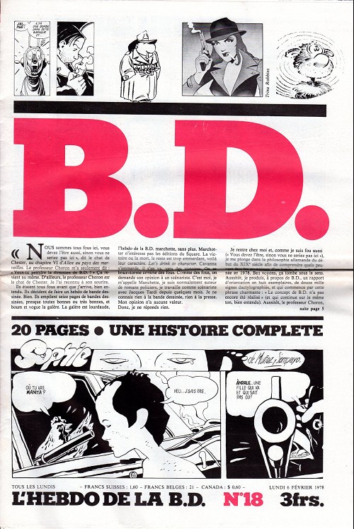 B.D. L'hebdo De La B.D.