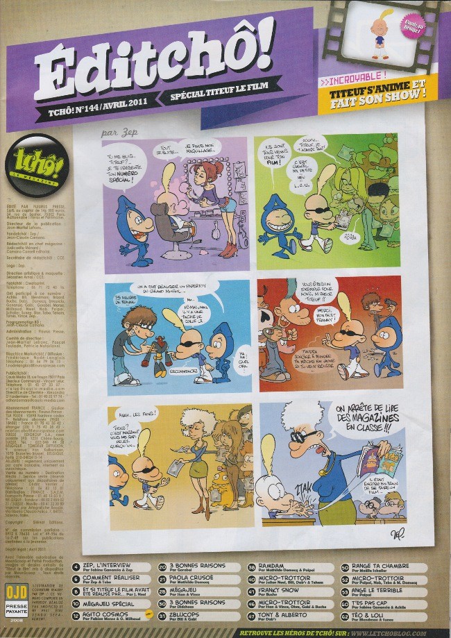 Tchô ! Le mégazine