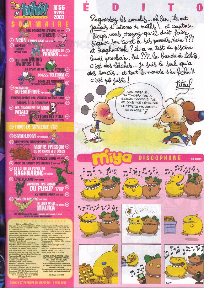 Tchô ! Le mégazine