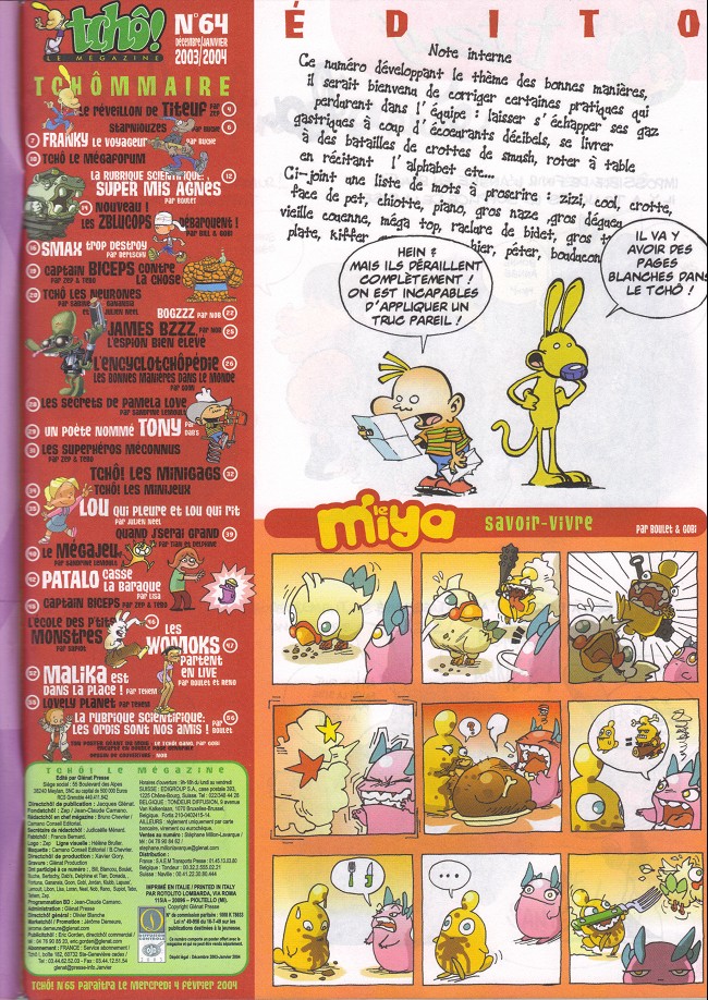 Tchô ! Le mégazine