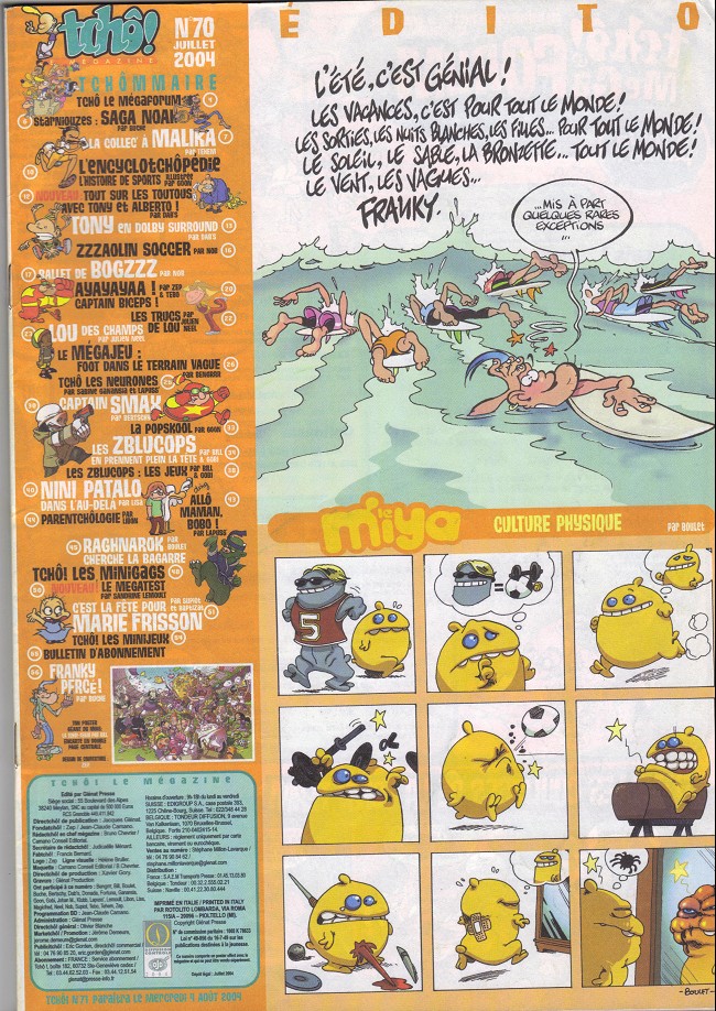 Tchô ! Le mégazine