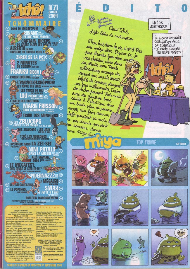 Tchô ! Le mégazine