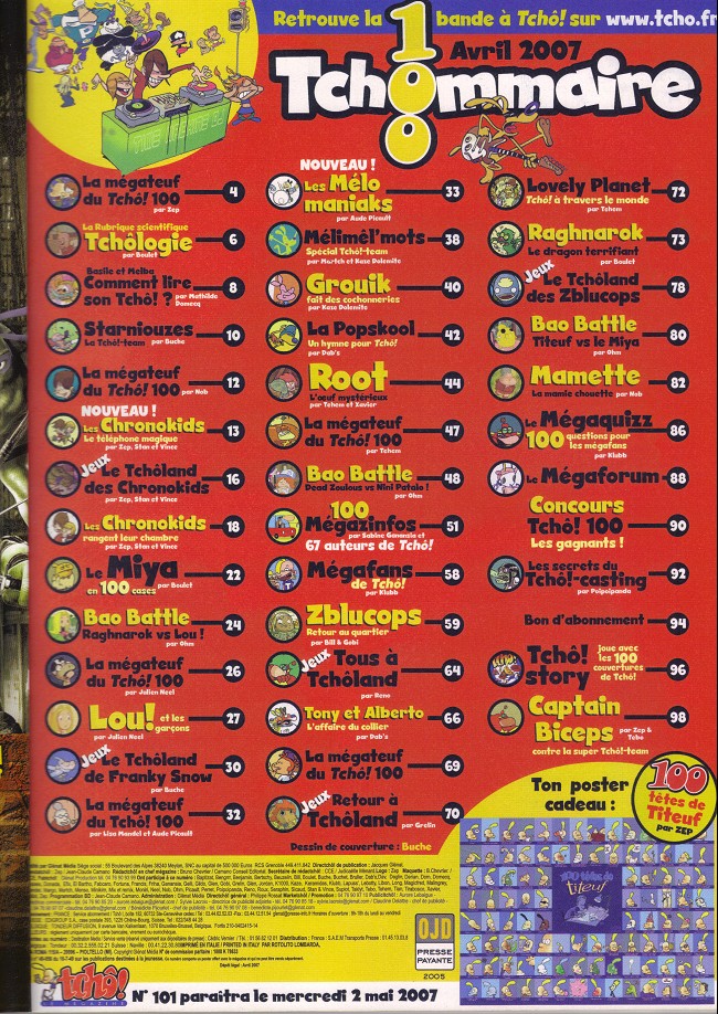 Tchô ! Le mégazine