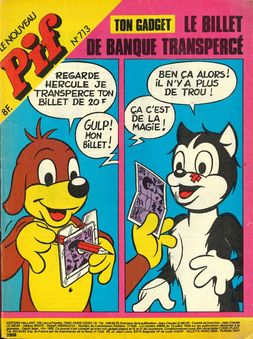 Pif - 3e Série - (Le Nouveau Pif Et Son Gadget)