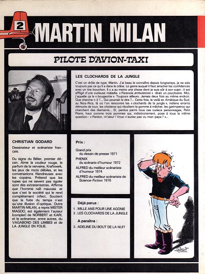 Martin Milan (2e Série) -2- Les clochards de la jungle