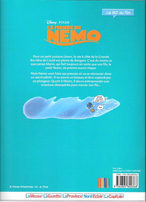 Disney (La BD du film)- Le monde de Nemo