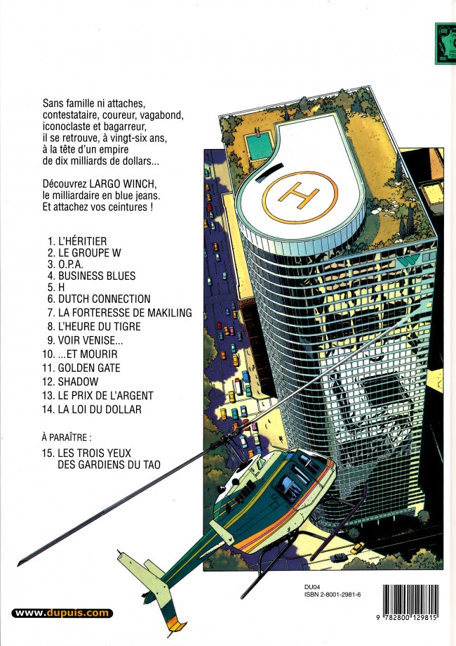 Largo Winch -11- Golden Gate