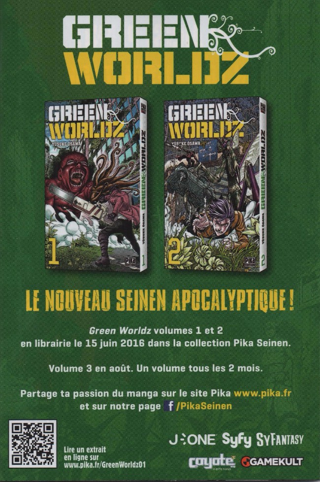 Green Worldz -1- Tome 1