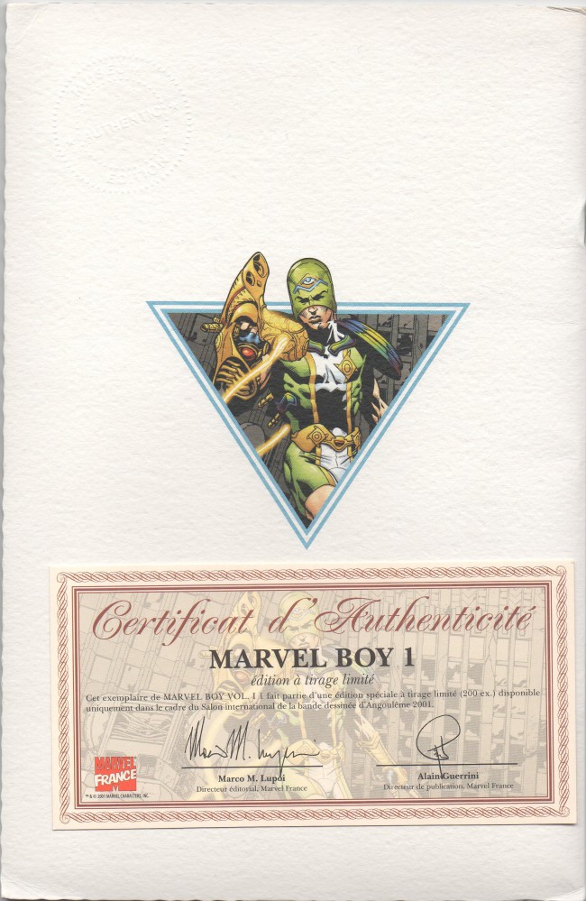 Marvel Boy -1- Marvel Boy 1