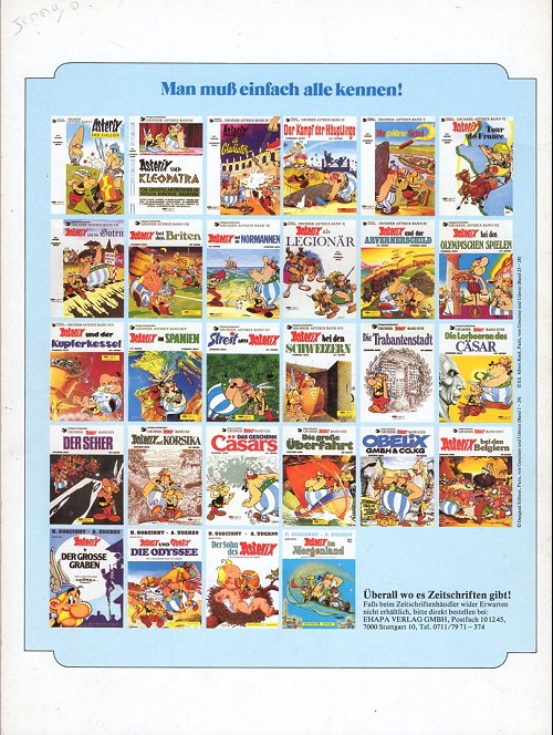 Astérix (en allemand) -27- Der Sohn des Asterix