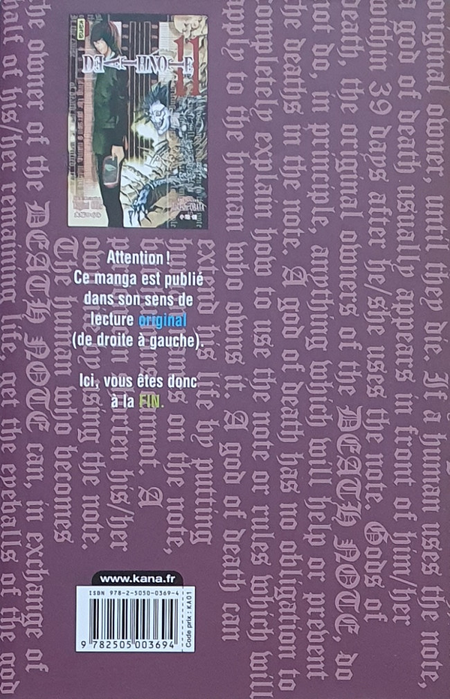 Death Note -11- Tome 11