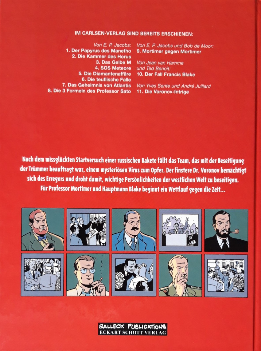 Blake und Mortimer (Die Abenteuer von) -11- Die Voronov-Intrige