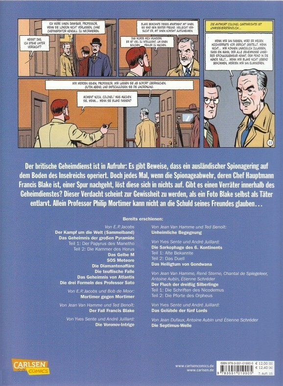 Blake und Mortimer (Die Abenteuer von) -10- Der Fall Francis Blake