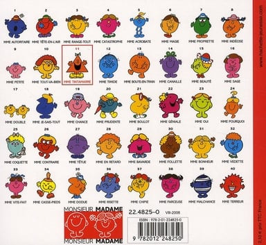 Collection Madame -11- Madame Tintamarre