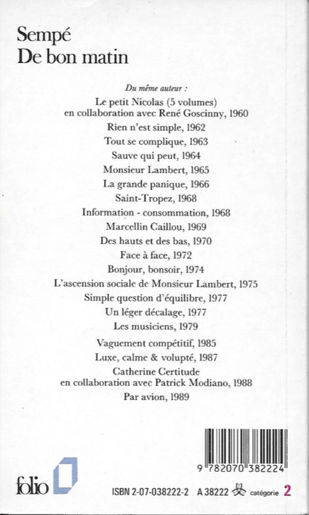 (AUT) Sempé -17- De bon matin