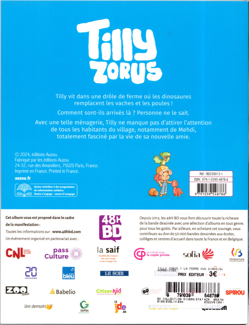 Tilly Zorus -1- La ferme aux dinos